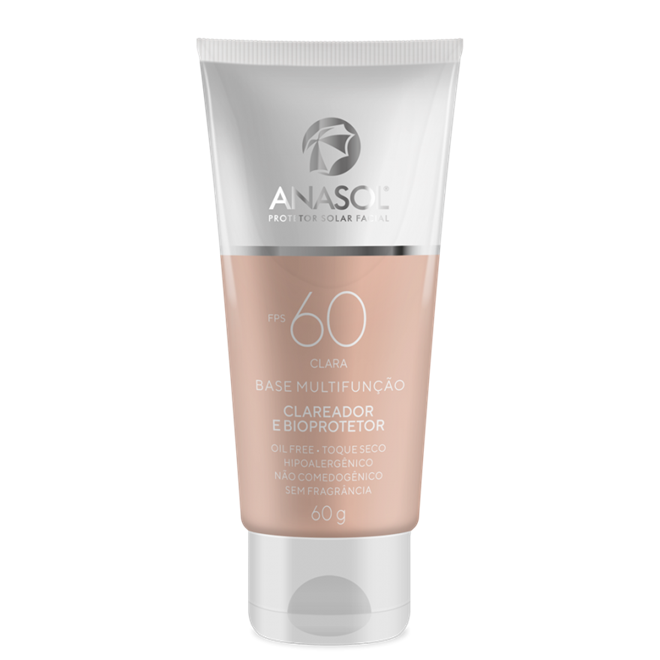 Protetor Solar Base Facial Multifunção Clara FPS60 Anasol - 60g ...