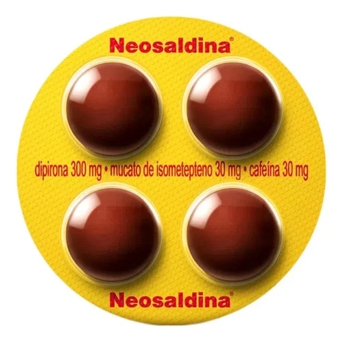 Neosaldina Dipirona 300mg + Mucato de Isometepteno 30mg + Cafeína 30mg ...