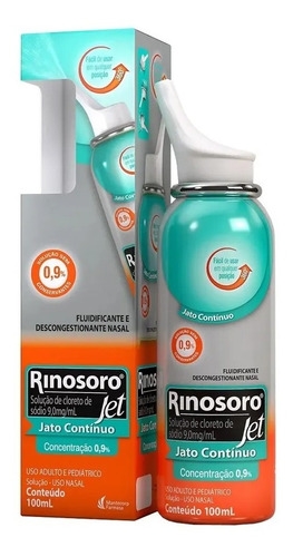 Rinosoro 9,0mg/ml Descongestionante Solução Nasal - 100ml - Rinosoro 9 ...